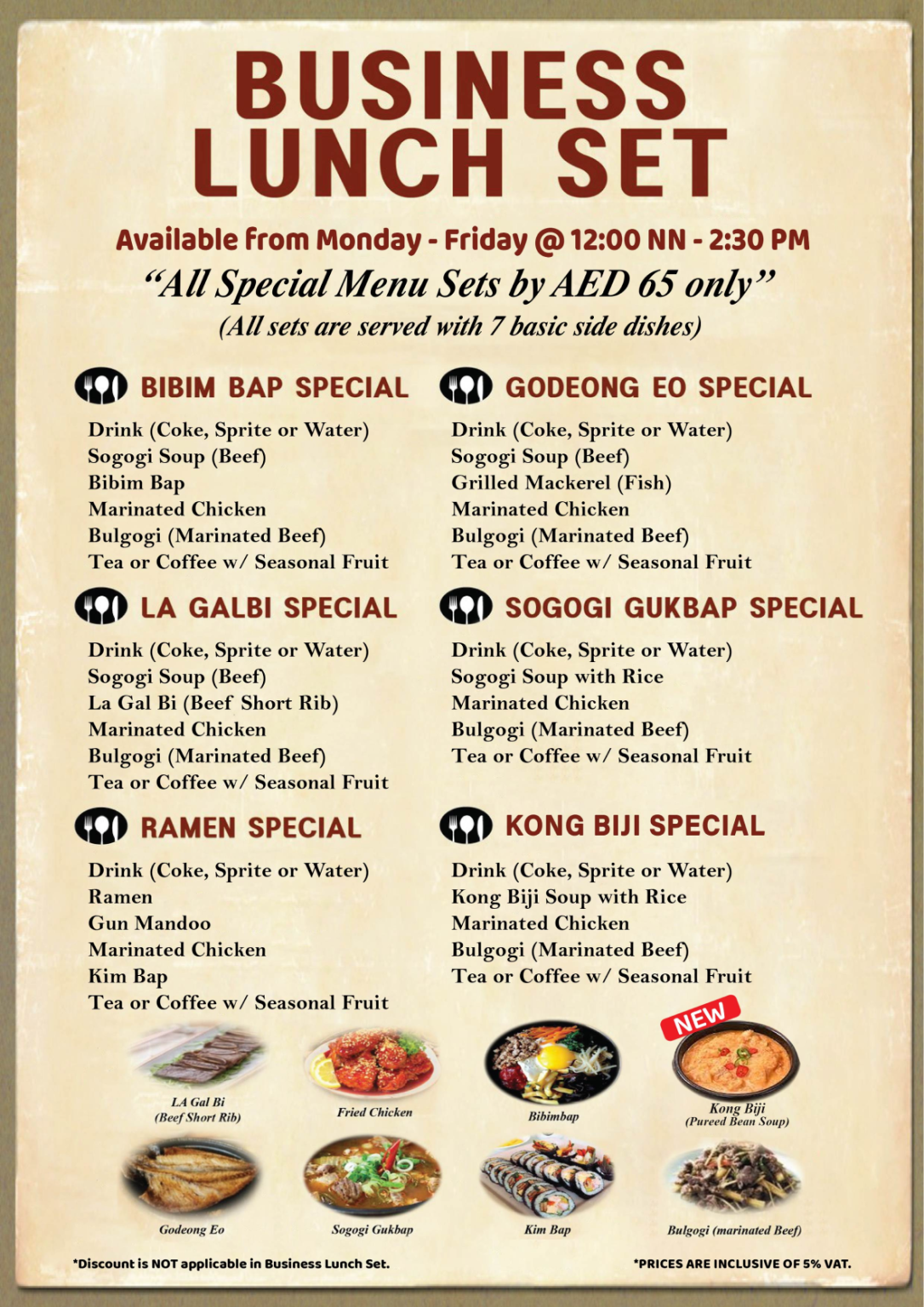 Authentic Korean Business Lunch in Abu Dhabi | Madang